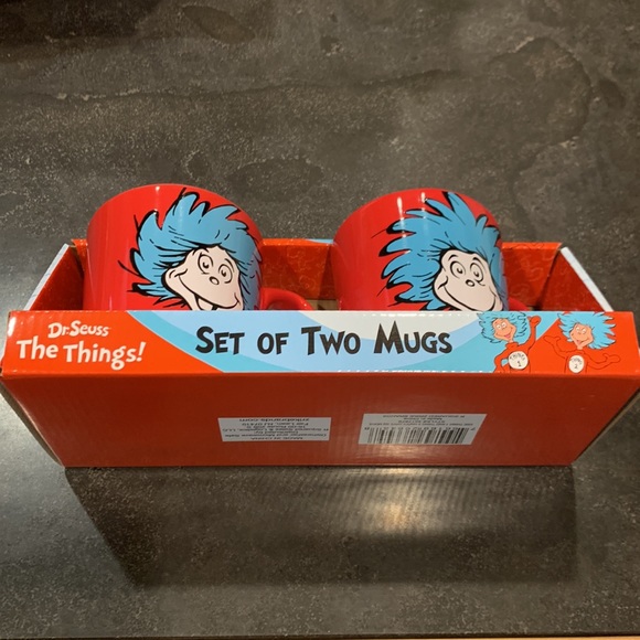 Dr. Seuss | Dining | Dr Seuss Mugs Thing And Thing 2 Set | Poshmark